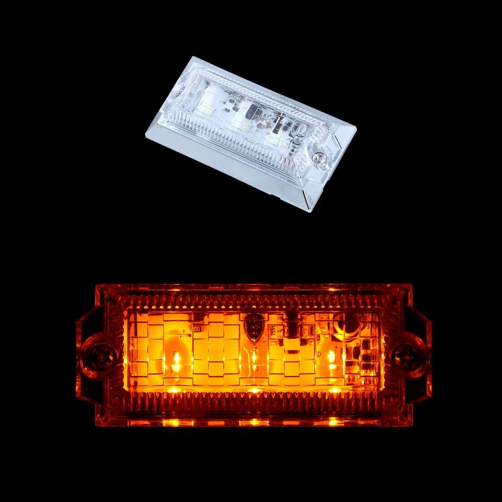 小型ミニフラットマーカーランプをハイパワー化小型ながら驚異の明るさを実現。LED独自のシャープな輝きで注目度120%!LEDならではの省エネ設計です。●電球の種類 LED ●レンズ色 クリアー ●LED色 アンバー ●用途 サイドマーカーと...