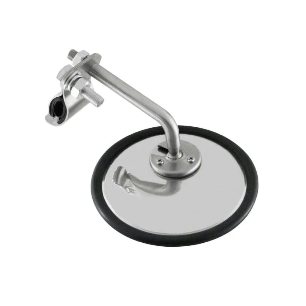 安全運転を補助! 後方安全対策ミラー 丸型防眩平面レンズ・ステンレス製●用途 外装パーツ ●適合 20〜32mmΦのミラーステー ●材質 SUS304 ●寸法(mm) 150Φ ●直径(Φmm) 150 ●取付け方法 バンド固定 ●材質(ミ...