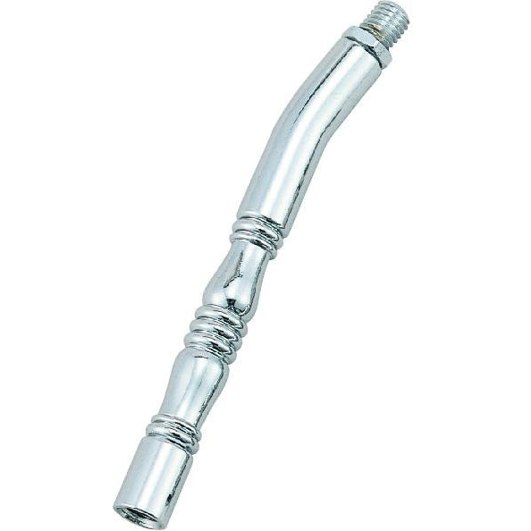 シフトノブの高さや取付位置の変更に便利なアイテムですシフトノブがハンドル等にぶつかることを防ぐことができます。●材質 真鍮 ●用途 内装パーツ ●全長(mm) 170 ●色 クロームメッキ ●口径(mm) 10×1.25 ※ギガの副変速機付...