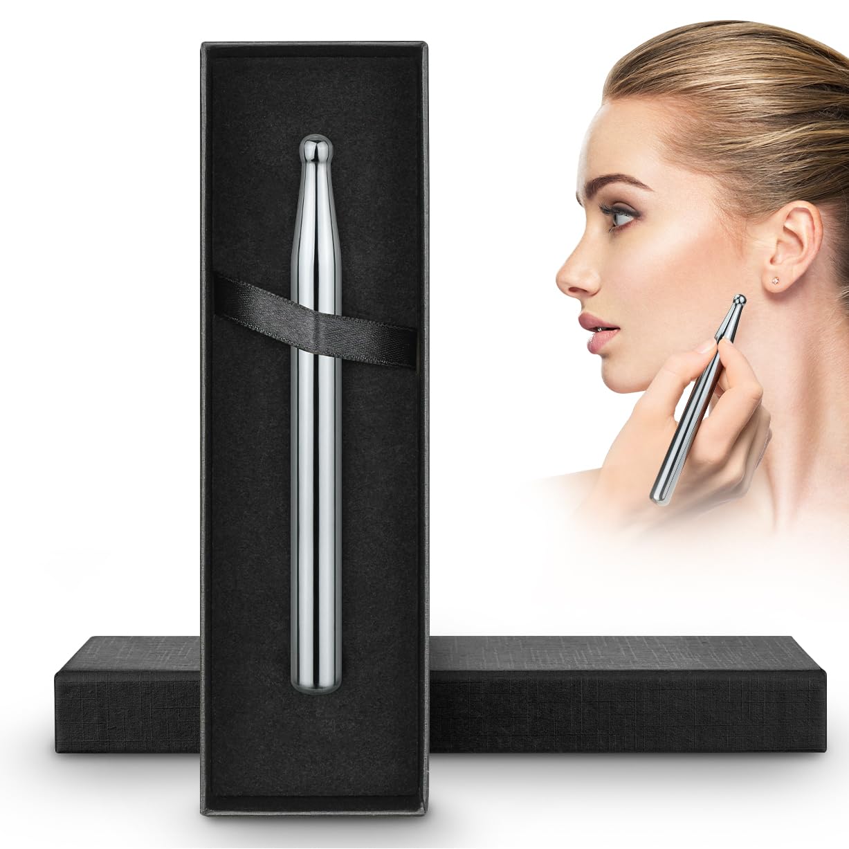 ・【99.9999%高純度テラヘルツ鉱石で贅沢ケア】1秒間に1兆回の分子振動を生み出す高純度テラヘルツ鉱石を使用。顔や首、全身に穏やかに働きかけ、血行を促進しながら肌を整えます。公的機関での品質検査済みだから、安心して使える信頼の美容ツール...