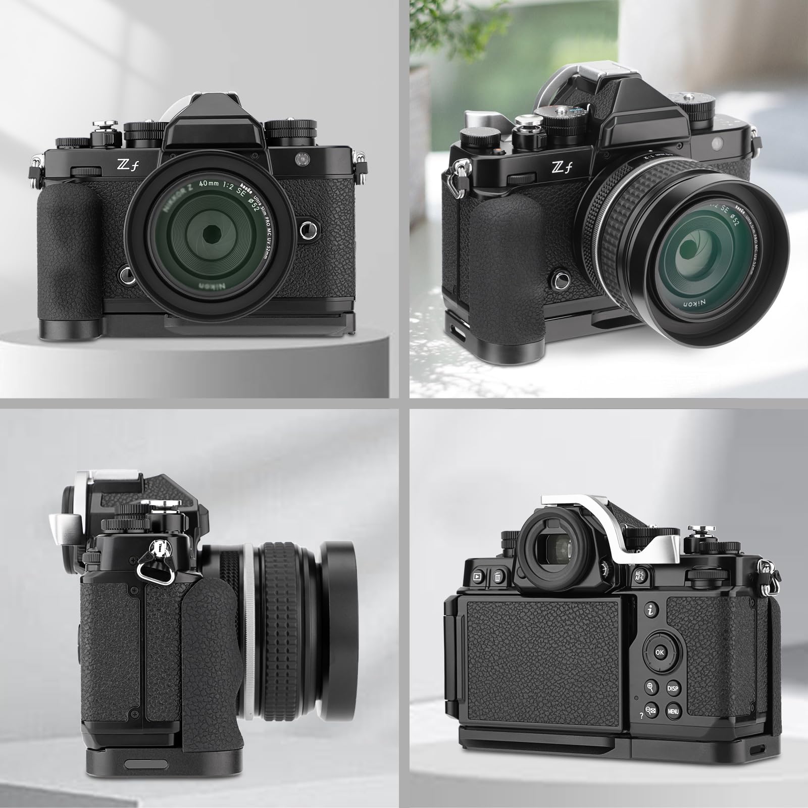 ・Haoge MHG-ZFB ハンドグリップはNikon Zfカメラ用に設計されています。・バッテリーパックやI/Oポートに簡単にアクセスできます。・フォアグリップ内蔵の人間工学に基づいたシリコン垂直Lハンドルは、グリップを向上させ、快適な...