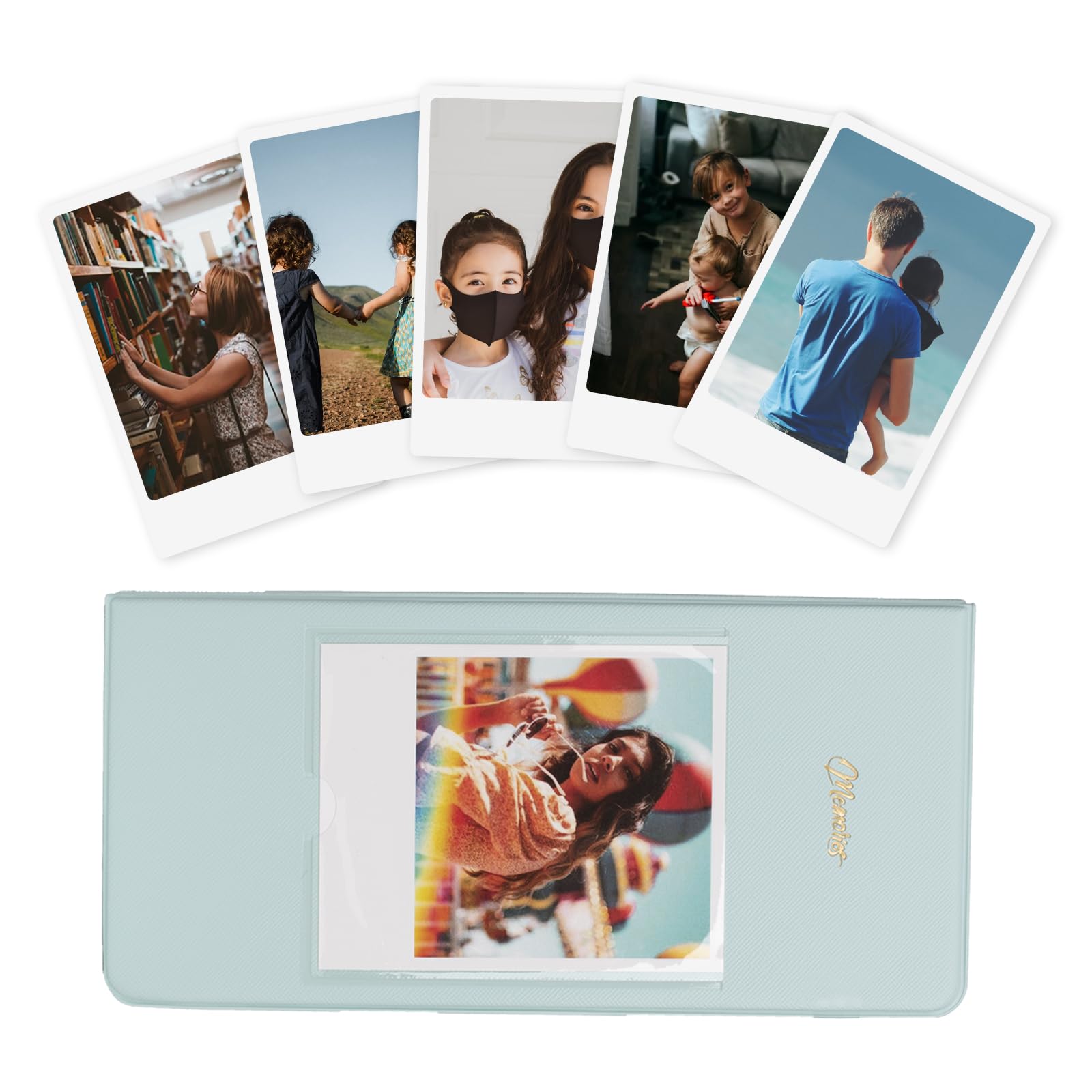 ・【寸法】:約23.5*12*2cm　【重量】約250g　【色】8色可選 【収容枚数】16ページあり、64枚収納　【適用写真のサイズ】8.8 cm×10.7 cm(3.5×4.5インチ)　以下のカメラモデルの写真フイルムが収納でき:For ...