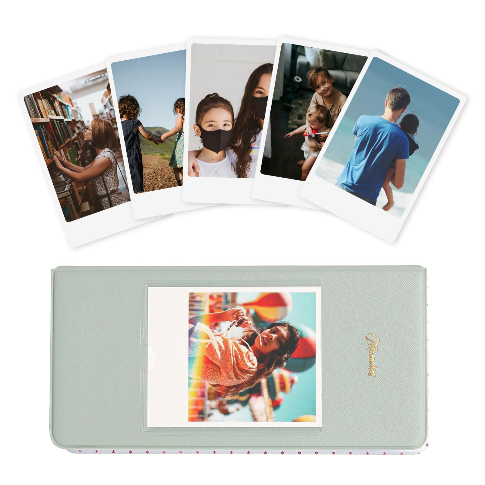 ・【寸法】:約23.5*12*2cm　【重量】約250g　【色】8色可選 【収容枚数】16ページあり、64枚収納　【適用写真のサイズ】8.8 cm×10.7 cm(3.5×4.5インチ)　以下のカメラモデルの写真フイルムが収納でき:For ...