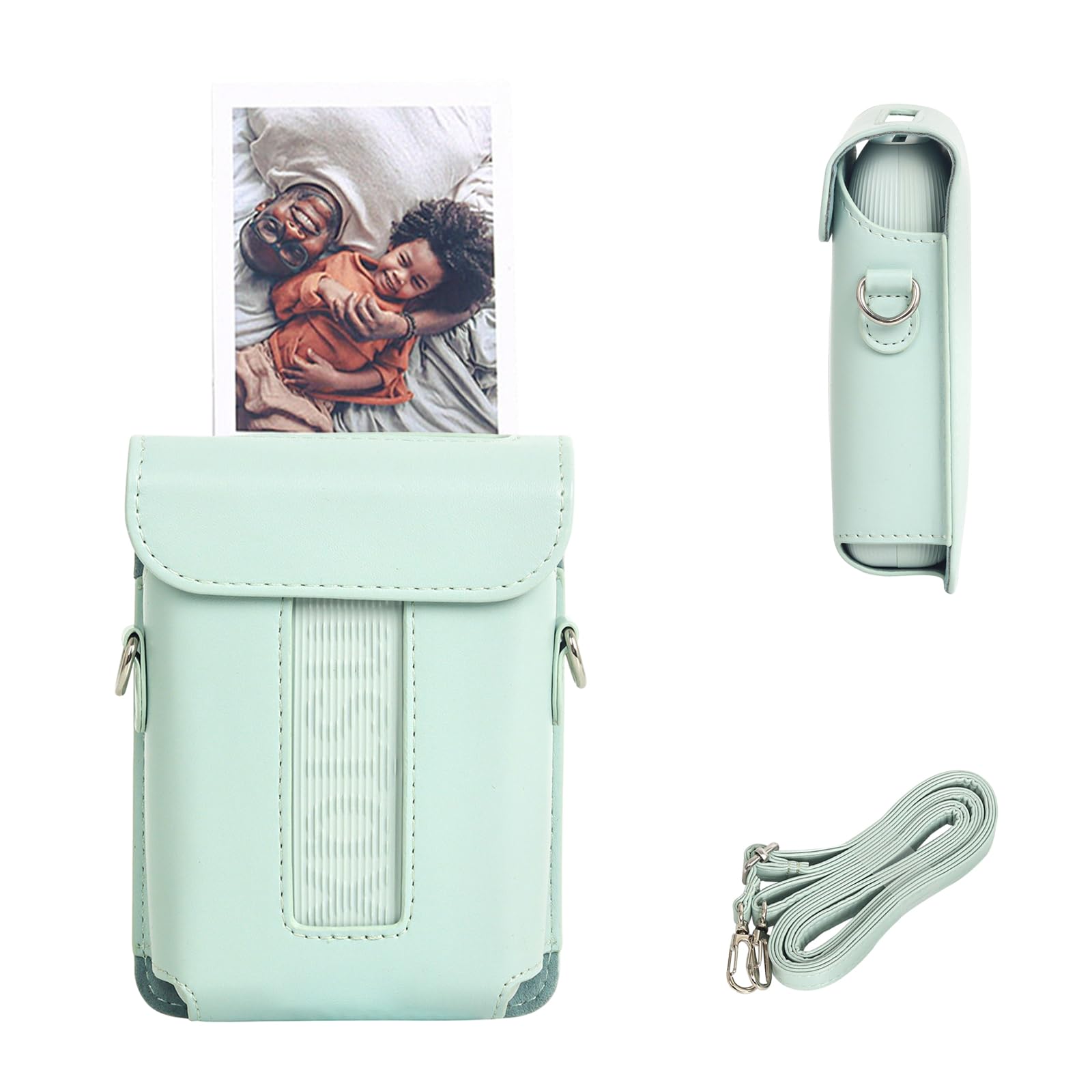 ・対応機種：For Fujifilm Instax Mini Link 3 スマホプリンターに特別に設計されたpuレザーケースです。（ご注意：・プリンター本体を含めていません。）・防振性能と保護性:このケースは良質で耐久性のあるPU皮革で作...