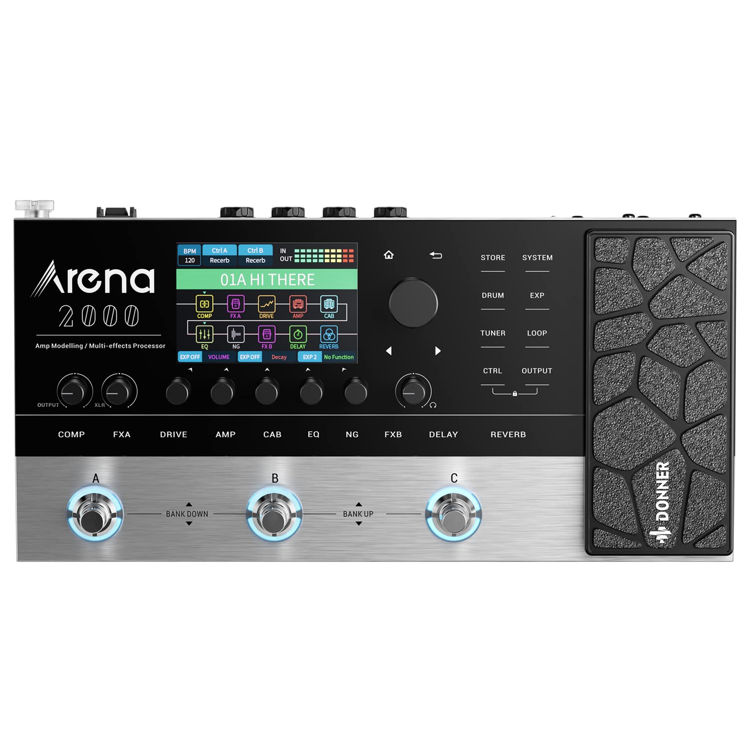 ・【よりリアルなサウンド】 Donner マルチエフェクターは、独自のFVACMテクノロジーと高精度な24bit/44.1kHzオーディオプロセッシングを搭載し、クラシックなギターエフェクトやアンプのトーンを完璧に再現し、リアルでダイナミッ...