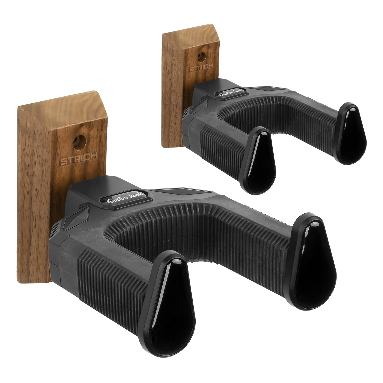 ・【ユニークな素材】本物のブラックウォルナットを使用し、職人によって自然な美しい木目を保つように磨かれています。このギター壁掛けは、どんな室内空間にもクラシックなエレガンスを添えます・【頑丈で強固】特別なデザインにより、耐荷重構造が強化され...