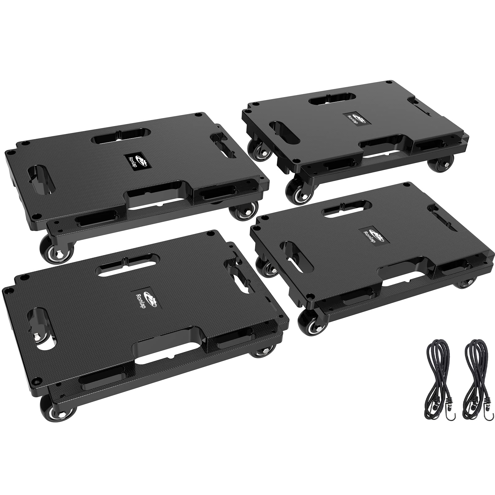 ・【連接可能＆積み重ね】この平台車は連接機能を持ち、各辺に取り付け部を備えているため、横方向にも縦方向にも連接することが可能です。 だから、持ち運ぶものの大きさに応じて、買う量を選ぶことができるのです。・【360度回転するキャスター付き】4...