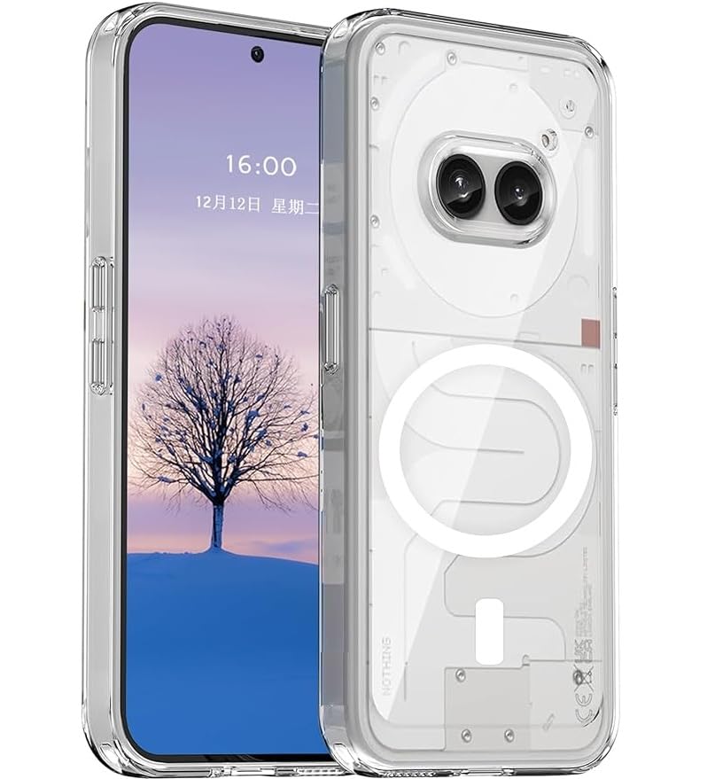 ・★【互換性】Nothing Phone 2A 用に特別に設計されています。38個のマグネットを内蔵し、すべてのMagsafeアクセサリーに対応できるマット感ケースです・★【水晶のような透明感・黄ばみ無し】透き通って高い透明度を誇り、背面が...