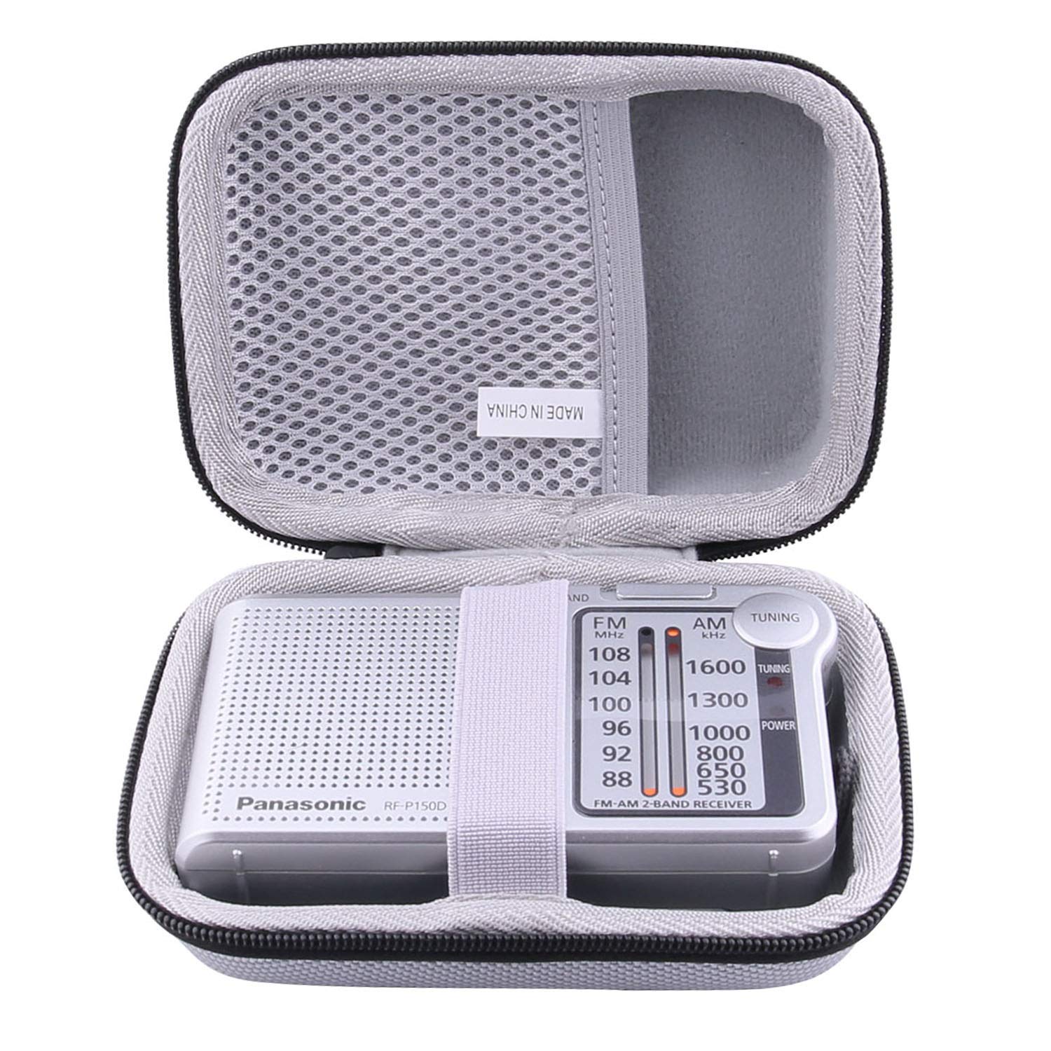・用の (Panasonic) パナソニック ラジオ FM/AM/ワイドFMー RF-P155/ RF-P150 対応専用保護旅行収納キャリングケース -waiyu JP・材質：耐久性のある高級ハードEVA素材、優れた肌触り、中身の柔らかい...