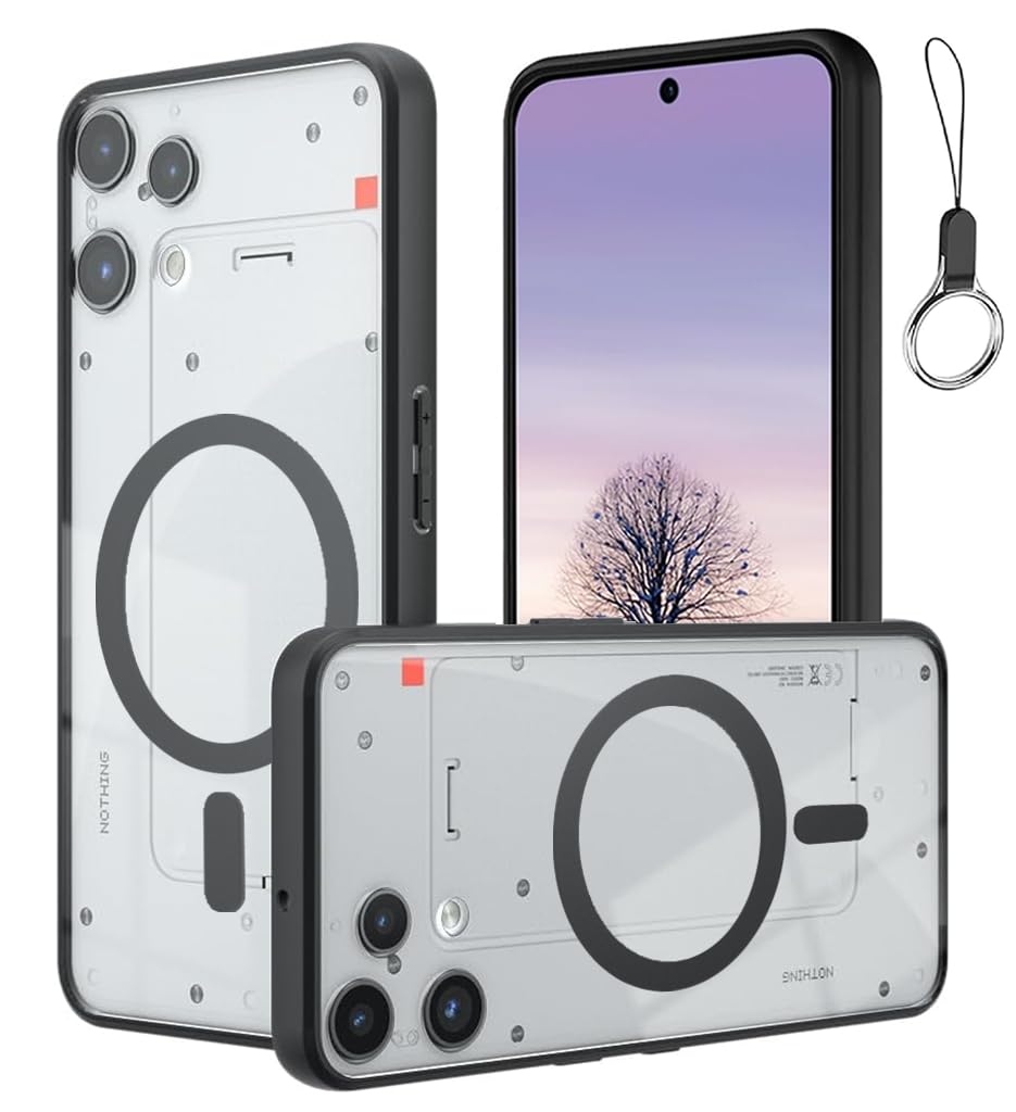 ・★【互換性】Nothing Phone (3a) Lite 用に特別に設計されています。38個のマグネットを内蔵し、すべてのMagsafeアクセサリーに対応できるマット感ケースです・★【半透明・マットな質感】背面が透ける特性を汲み取ったデ...