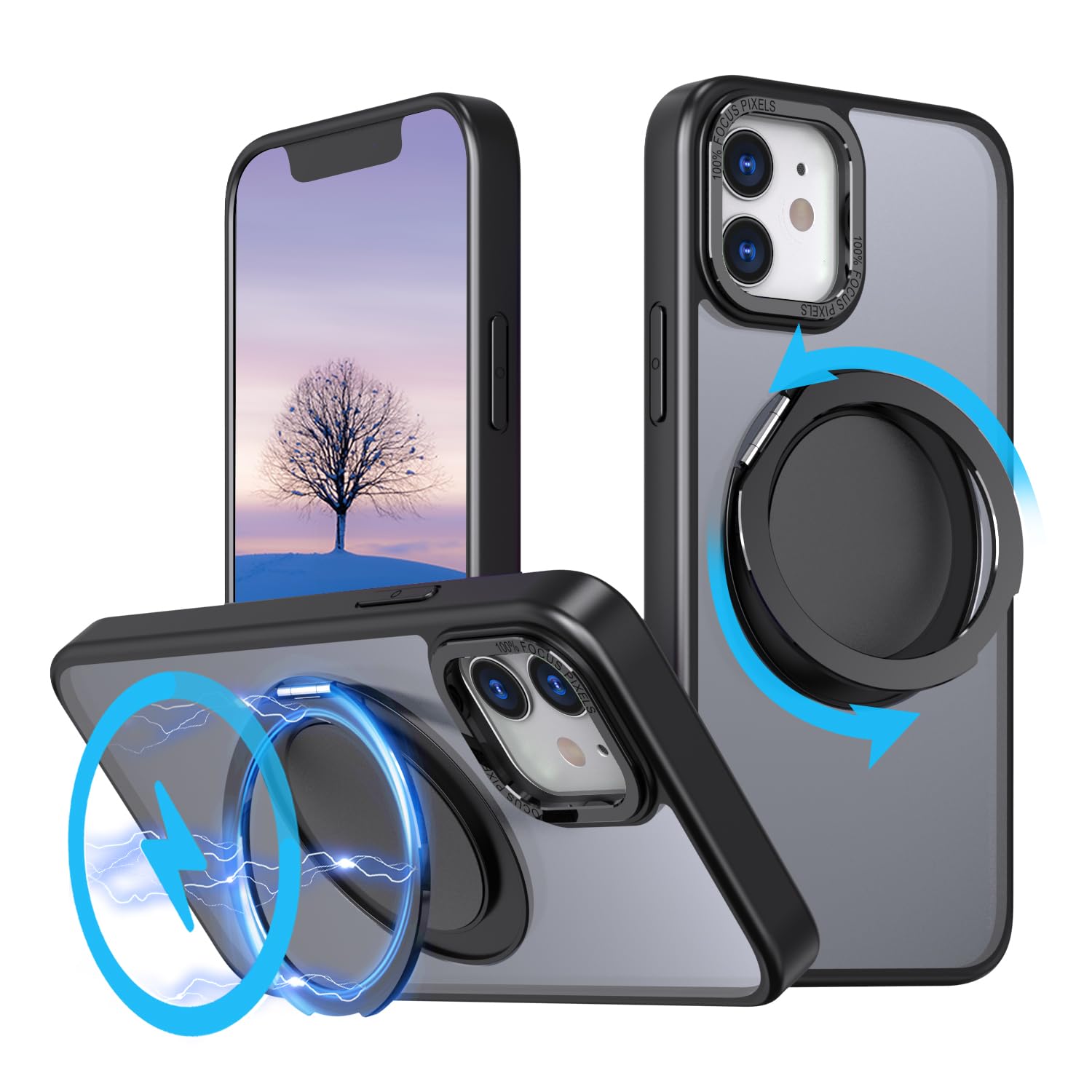 ・★【対応電話モデル】iPhoneXR/11スマートフォン専用保護カバー。ご注文を確認する前に、必ずお手持ちの機種と選択した機種をご確認ください。・★【Magsafe対応】ケースをつけたままマグセーフ機能を快適に使用できます。背面に薄くて強...