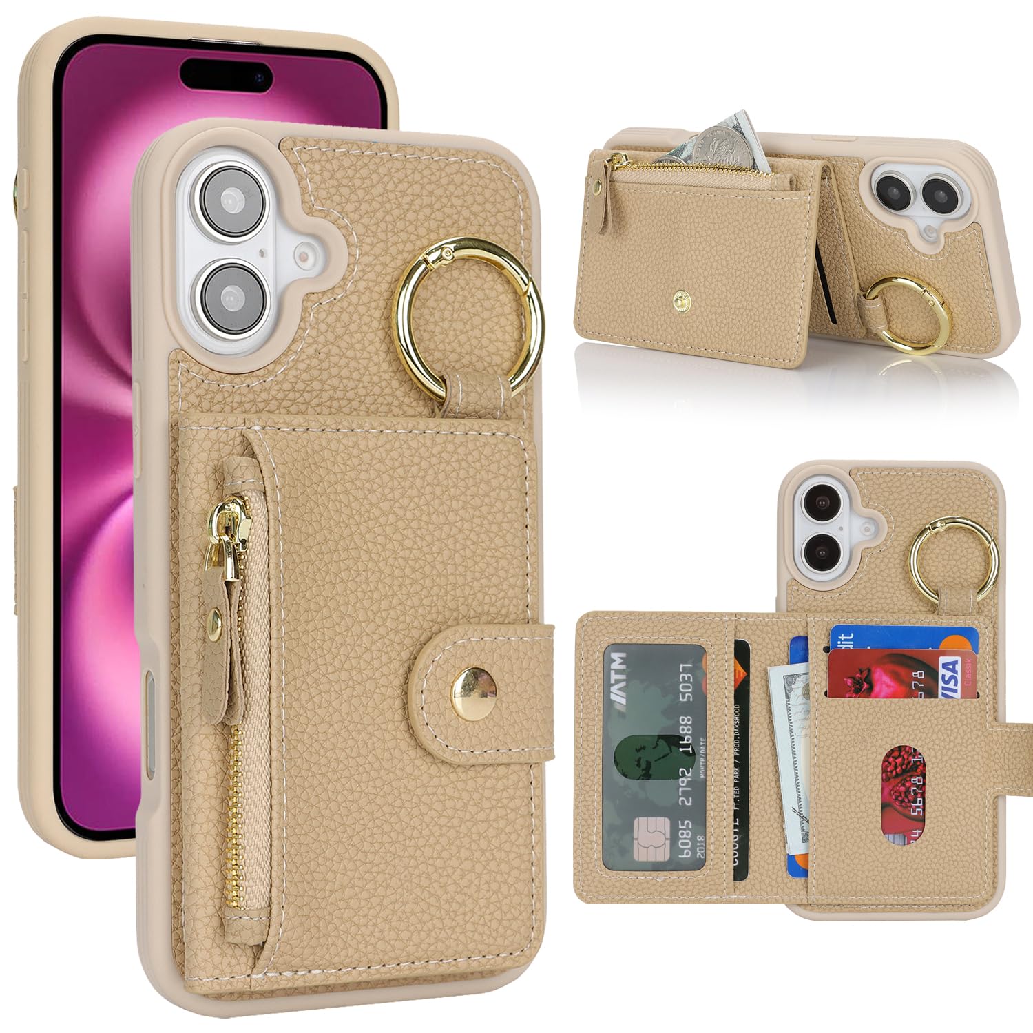 ・【対応機種】iPhone 16 Plus 6.7インチ： カメラ穴等すべて機種に合わせてお作りします！留め具の邪魔無し、滑り防止の素材を採用され、四角の縁四角の縁、とてもシンプルな感じで、しかも持ち易く、使い勝手がよいのです。ご注文を確定...