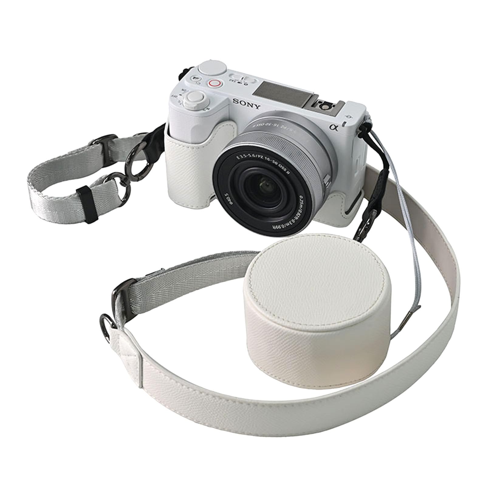 ・対応機種：For SONY ZV-E10II ZV-E10markii ZV-E10M2カメラにジャストフィットするPUレザーカメラアクセサリーセットです。お手持ちのZV-E10II ZV-E10markii ZV-E10M2カメラにフィ...