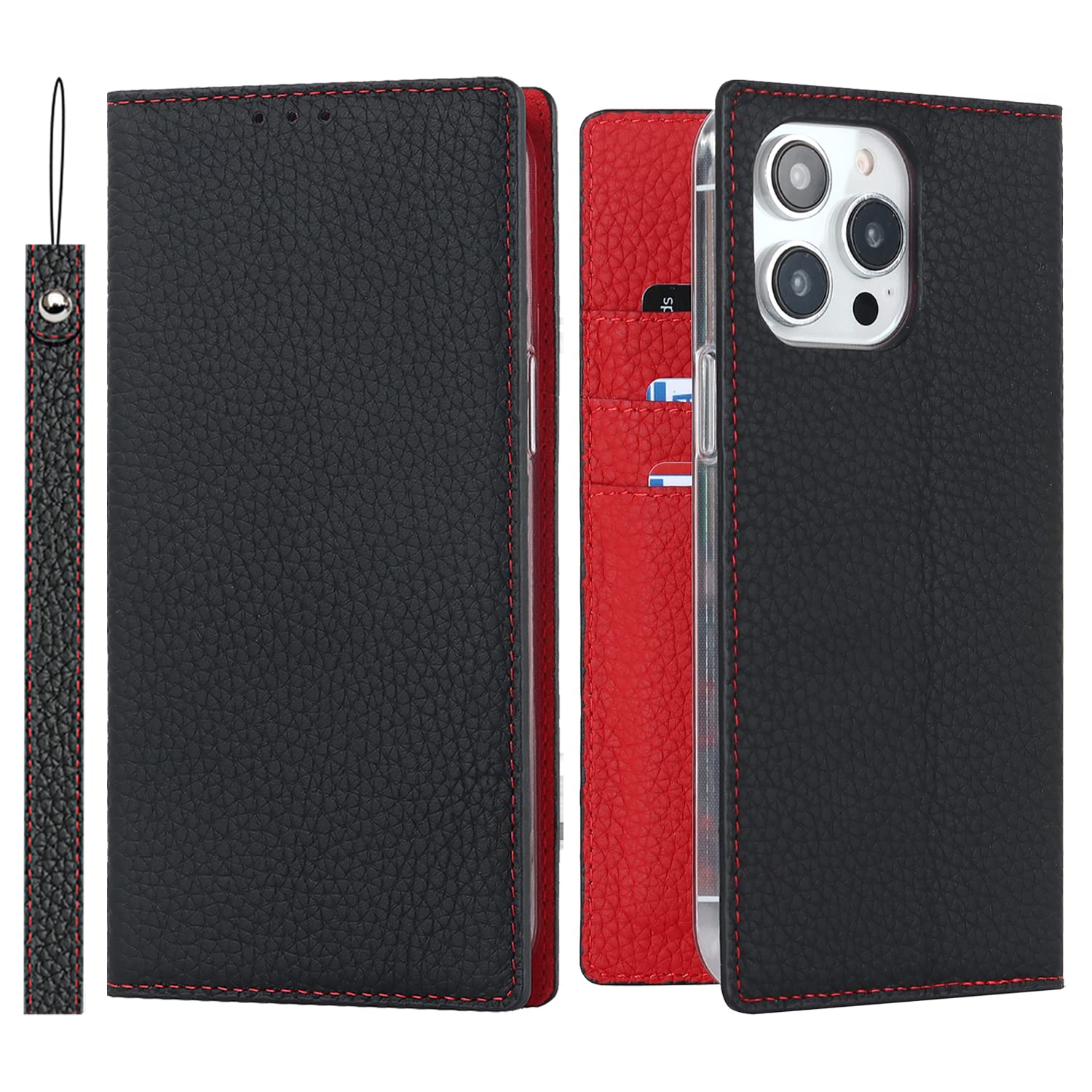 ・【対応機種】iPhone 14 Pro 6.1インチ： カメラ穴等すべて機種に合わせてお作りします！ ご注文を確定前に、必ず再度お手持ちの機種と選択した機種をご確認ください。・【本革カバー・全面保護】表層には高品質の本革で作られた iPh...