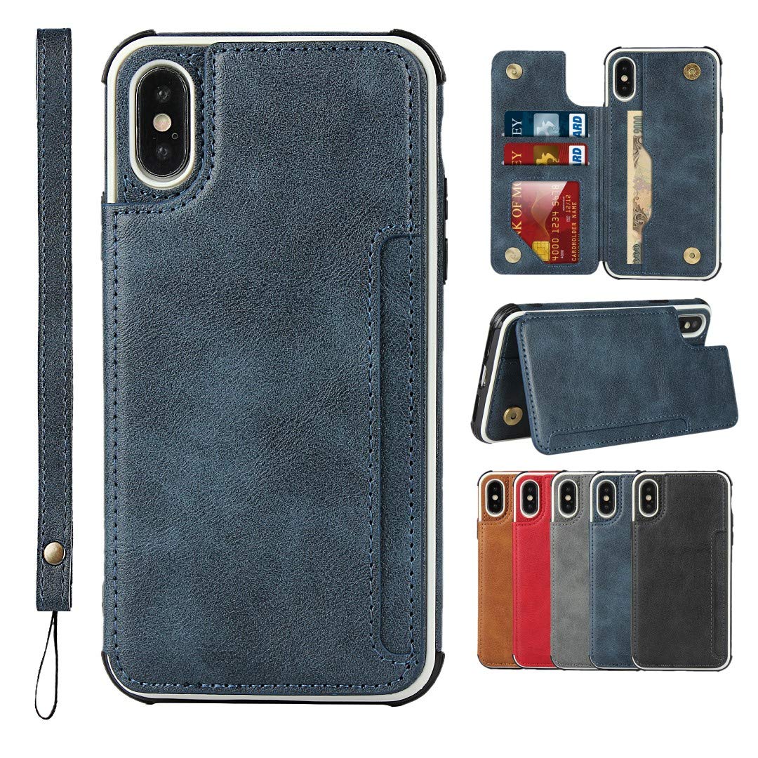 ・【対応機種】 アイフォン X/ アイフォン Xs、iPhoneX/ iPhoneXs ケース対応専用（ iPhone case （5.8インチ）専用 ）アイフォンXケース / アイフォンXS ケース財布型 縄掛け レザー TPU カバー素...
