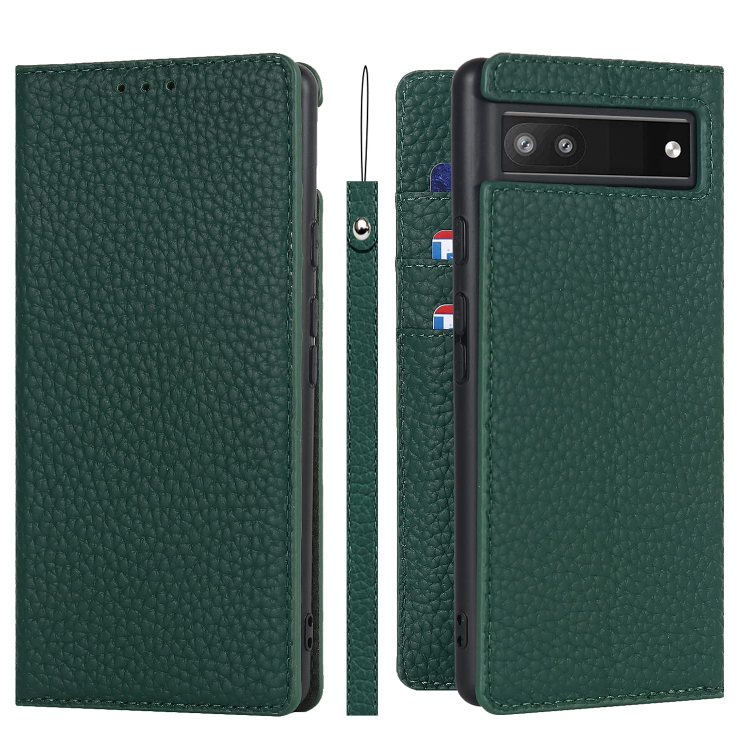 ・【対応機種】Google Pixel 6a 6.1インチ： カメラ穴等すべて機種に合わせてお作りします！ ご注文を確定前に、必ず再度お手持ちの機種と選択した機種をご確認ください。・【本革カバー・全面保護】表層には高品質の本革で作られた G...