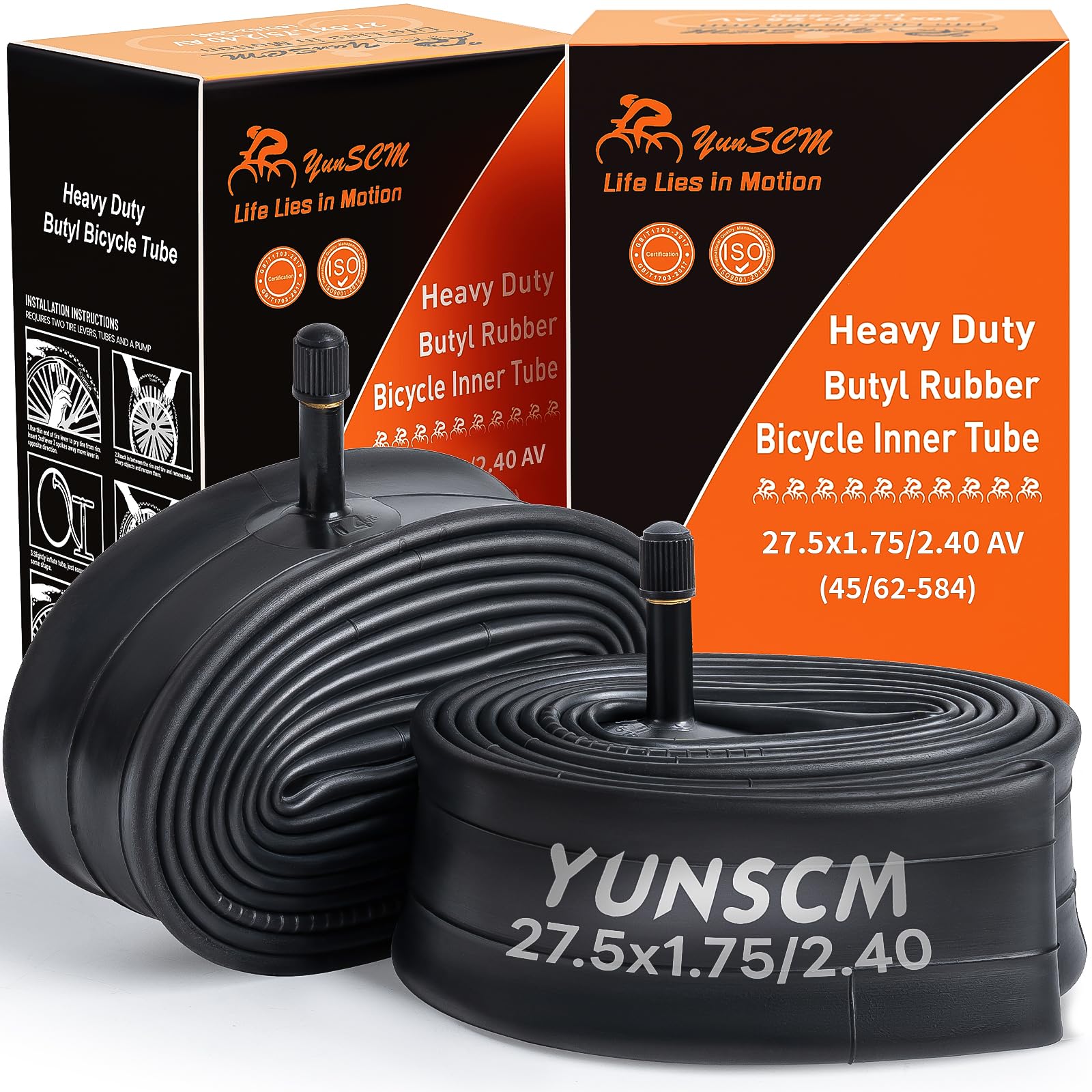 ・・【27.5"x1.75~2.40自転車チューブ】：27.5x1.75/1.95/2.10/2.125/2.20/2.25/2.30/2.35/2.40 の自転車に適用され,米式バルブ32mm。ほとんどのロードバイク,クロスバイク,電動ア...