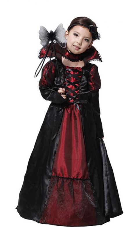 おすすめポイント 子ども用のヴァンパイア女王風コスプレ衣装です。 ネックチャームとワンピースの2点セットです。 商品内容：子ども用のヴァンパイア女王風コスプレ衣装です。ネックチャームとワンピースの2点セットです。サイズ：M(フィット110-...