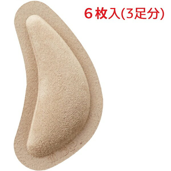 メイダイ 土ふまず らくらくクッション 6枚入(3足分) 商　品　説　明 ●いつもの靴に貼るだけで土ふまずの隙間を解消します。 ●土ふまずを持ち上げることで、扁平足・外反母趾・足裏の疲れ対策に ●長時間の立ち仕事・ヒール靴での歩行に ●土ふ...