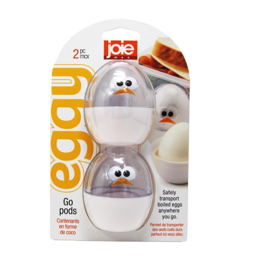 MSC International 正規品 Joie ジョイエ/ジョイ キッチン雑貨 エッグ ゴーポッズ 携帯用ゆで卵ケース ゆで卵ホルダー 卵型フードコンテナ かわいいデザイン 持ち運び便利 アウトドア キャンプ 遠足 ピクニック ランチ...
