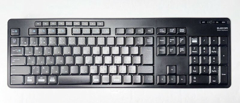 【HY】【新古品】ELECOM エレコム ワイヤレスフルキーボード Bluetooth 静音 抗菌 テンキー付 3台マルチペアリング対応 TK-FBM118SKBK 商　品　説　明 細かい傷、汚れ等は有りません。美品です。未使用に近いです。...
