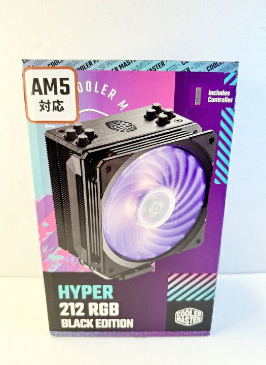 【HY】【新品】Cooler Master Hyper 212 RGB Black Edition 空冷CPUクーラー RR-212S-20PC-R2 FN1733 商　品　説　明 新品、未使用、部品確認の為開封してます。予めご理解ご了承の...