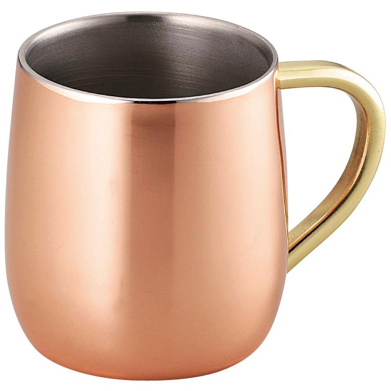ASAHI アサヒ 食楽工房 純銅2重マグカップ CNE905 250ml 日本製 燕三条 銅製 二重構造 保冷・保温 真鍮取っ手 ギフト向け 酒器 カップ 商　品　説　明 新品、未使用、未開封。付属品は純銅2重マグカップ以外には有りません...