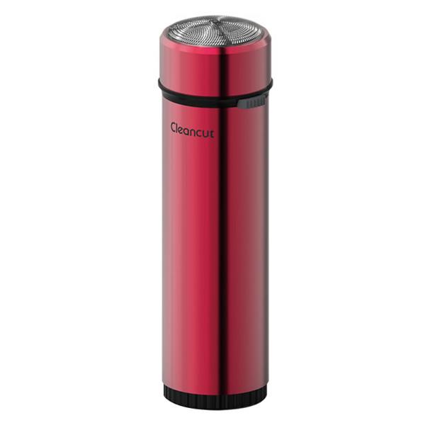 マクセルイズミ 回転式シェーバー IZD-C289-R レッド IZUMI 乾電池式 単2形アルカリ乾電池対応 単3形乾電池対応 電池スペーサー付き コンパクト 軽量 メンズシェーバー 電気シェーバー ひげ剃り 携帯用 ポーチ付き ブラシ付...