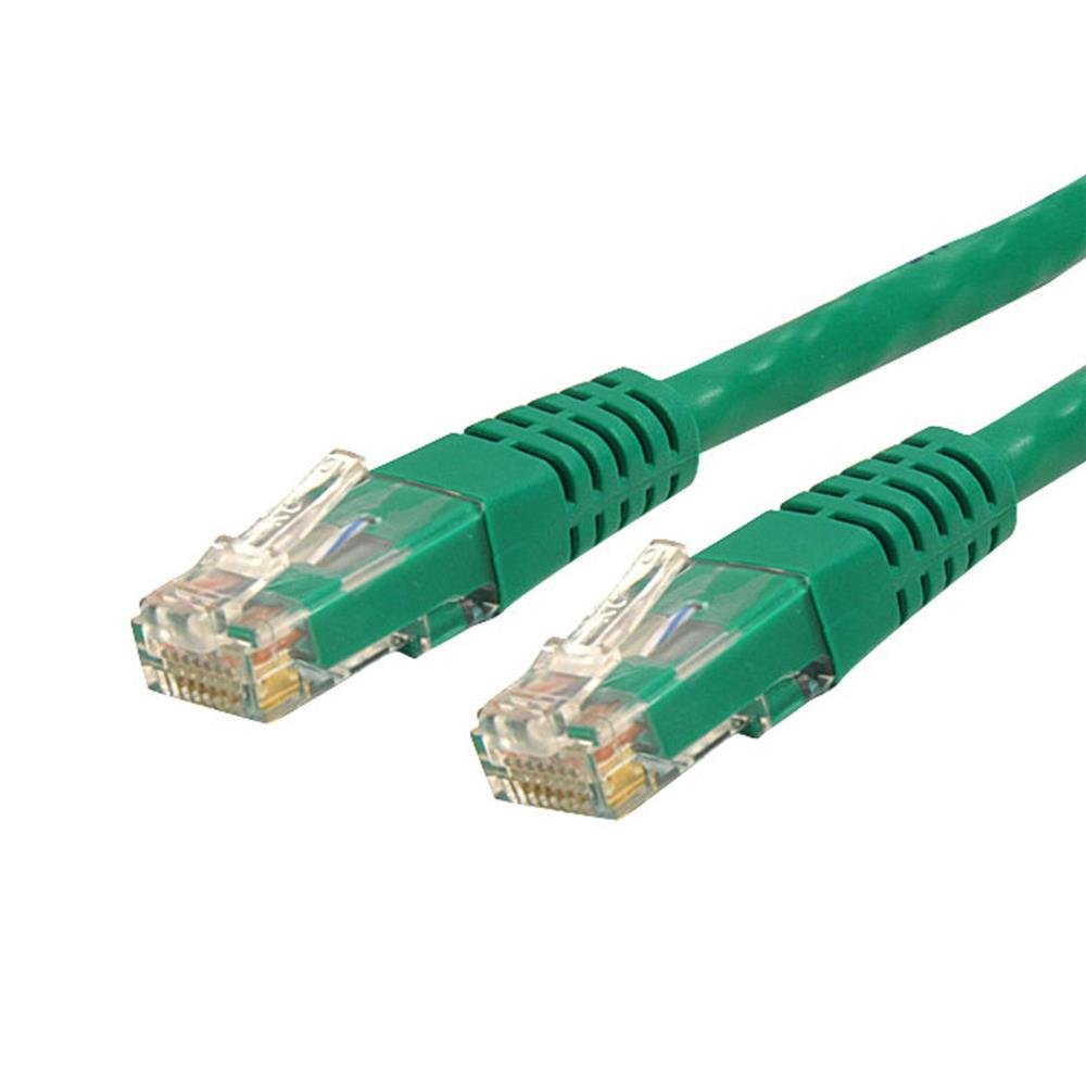 StarTech.com Cat6対応LANケーブル 15.2m カテゴリ6対応イーサネットケーブル モールド処理済みRJ45コネクタ グリーン C6PATCH50GN 商　品　説　明 RJ45 モールドコネクタ 綿密な設計とテストにより、...
