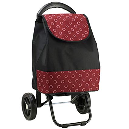 VALENTINO VISCANI ショッピングカート保冷 保温 持ち手高さ 4段調節 折りたたみNo15161 アカ/クロ商　品　説　明 ■内装に断熱シートを使った保冷・保温効果のある中型のショッピングカートです。■大きな車輪でペットボト...