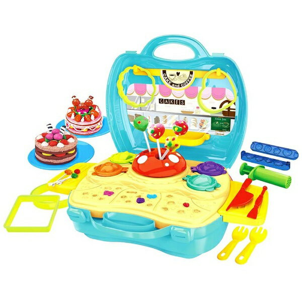 子供用玩具 なりきりごっこあそびセット町のケーキ屋さん 商　品　説　明 なりきりごっこあそびセットから第5弾登場!! 憧れの町のケーキ屋さんになろう！なりきりケーキ屋さんセット!!! コネコネ遊べる粘土付き♪ 幼児期の「ごっこ遊び」を通して...