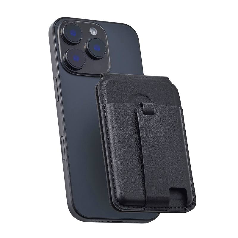 iPhoneに便利をプラス!MagSafeで簡単に着脱できる、MAGKEEPシリーズのカードスタンドです。スマートフォンとICカードの磁気防止シート付きで、改札を通るときもスムーズ。スタンドとしても使え、さまざまなシーンでも快適に動画視聴が...