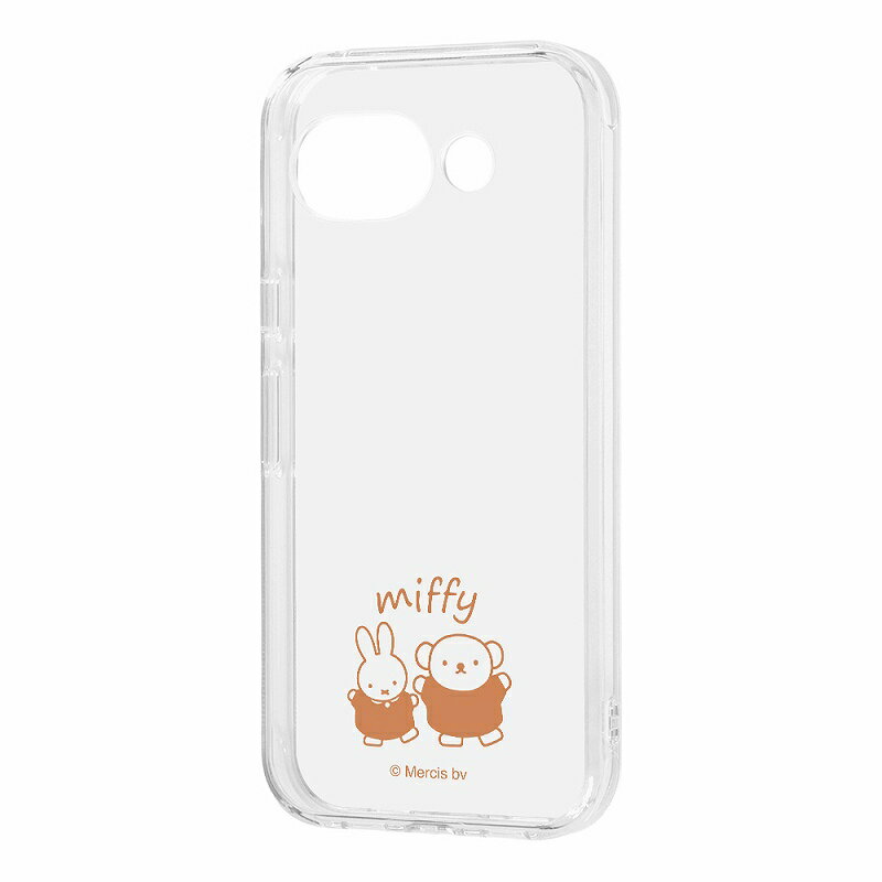 対応機種：Google Pixel 10aカラー／キャラ：ミッフィー黄ばまず透明感抜群キャラクターがデザインされたハイブリッドケースIllustrations Dick Bruna &copy; copyright Mercis bv195...