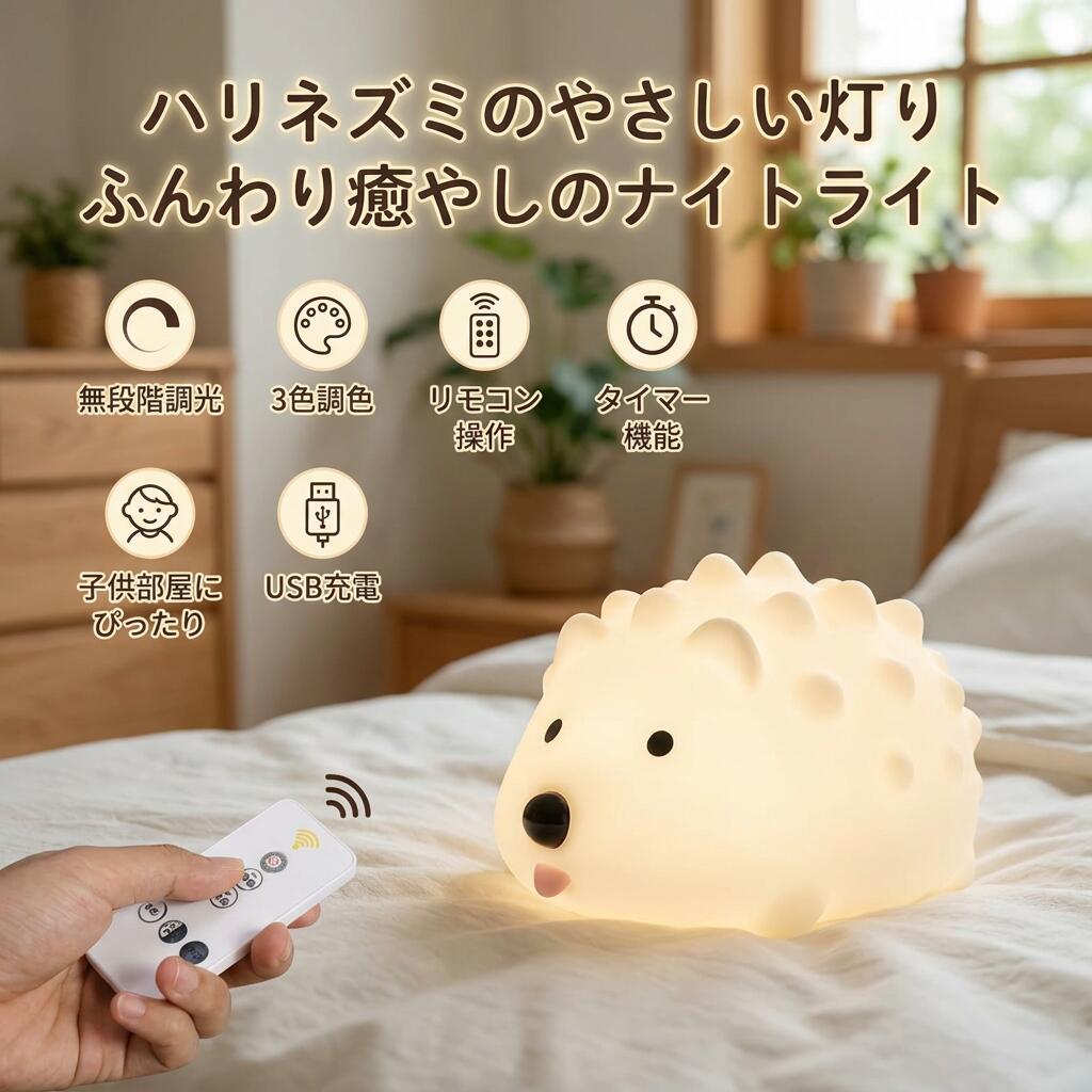 商品説明 商品詳細材質：シリコン+abs バッテリー容量：1800mah サイズ：155*87.4*106mm 体重：165g ぷにぷに柔らかくてとっても可愛いハリネズミ型LEDライト。 シリコン素材なのでお子様やペットがいるご家庭でも安心...