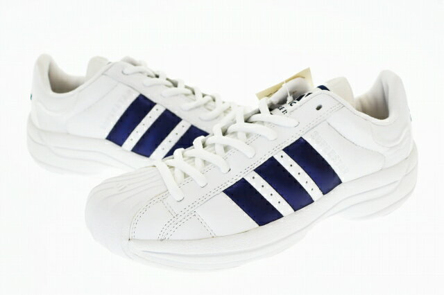 【中古】アディダス adidas 観賞用 FOOT LOCKER別注 2001 SUPERSTAR BASKETBALL スーパースター バスケットボール 672264 28 ホワイト ブランド古着ベクトル 中古●▲■250513 メンズブ...