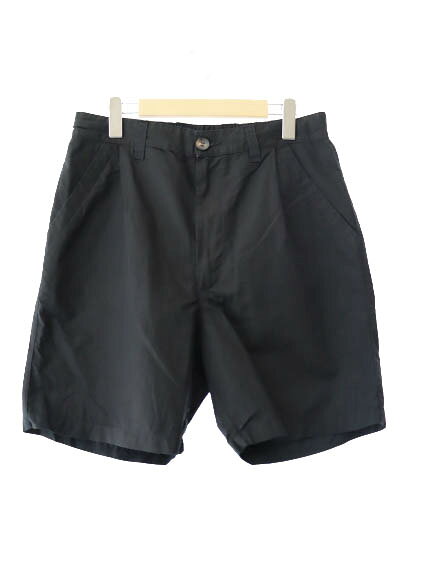 【中古】バシスブルック Basisbroek シルク混 コットン ショーツ ショート パンツ 4 黒 ブラック ブランド古着ベクトル 中古●250826 メンズブランドバシスブルック Basisbroek表記サイズ4 ※実寸サイズを記載して...