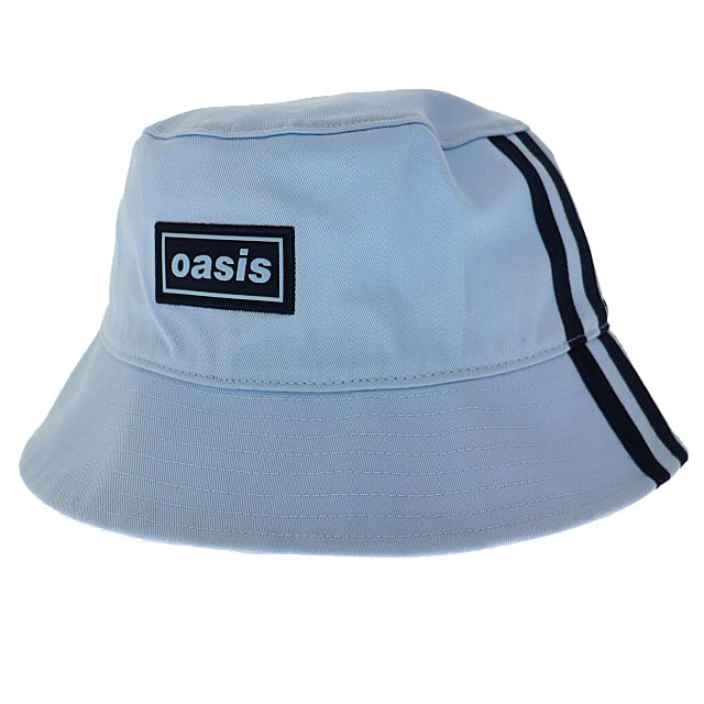 【中古】アディダス adidas ×oasis オアシス ロゴ刺繍 バケット ハット 帽子 KQ7989 OSFL Clear Sky 青ブルー ブランド古着ベクトル 中古▲260119 メンズブランドアディダス adidas表記サイズOS...