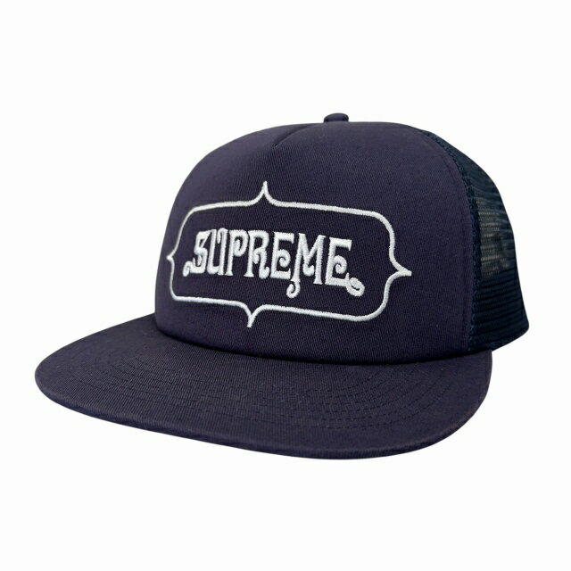 【中古】シュプリーム SUPREME 23SS Highest Mesh Back 5-panel Navy ロゴ刺繍 ハイエスト メッシュ バック キャップ 帽子 ネイビー ブランド古着ベクトル 中古☆AA★▲260224 メンズブランド...