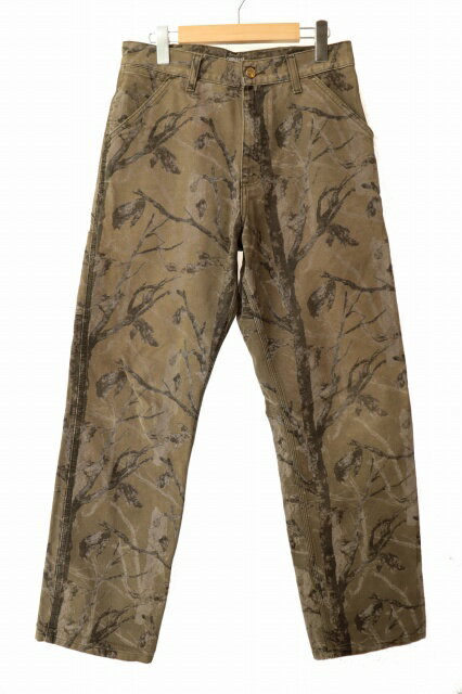 【中古】カーハート carhartt SINGLE KNEE PANT シングルニー ワーク パンツ IO26463 W28 オリーブ ブランド古着ベクトル 中古260204 メンズブランドカーハート carhartt表記サイズ28/32 ...