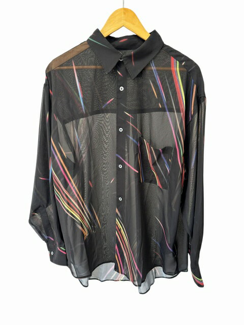 【中古】Abyssea アビセア Neon see-through shirts ネオン シースルー 長袖 シャツ ABY-0021 2 マルチカラー ブランド古着ベクトル 中古●260223 メンズ 【ベクトル 古着】 260223表記サ...