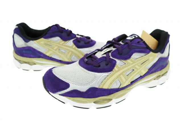 【中古】アシックス asics × AWAKE NY アウェイク ニューヨーク GEL-NYC Pure Silver Gothic Grape ゲル ピュア シルバー ゴシック グレープ 1201A850-020 27 銀 紫 シルバー ...
