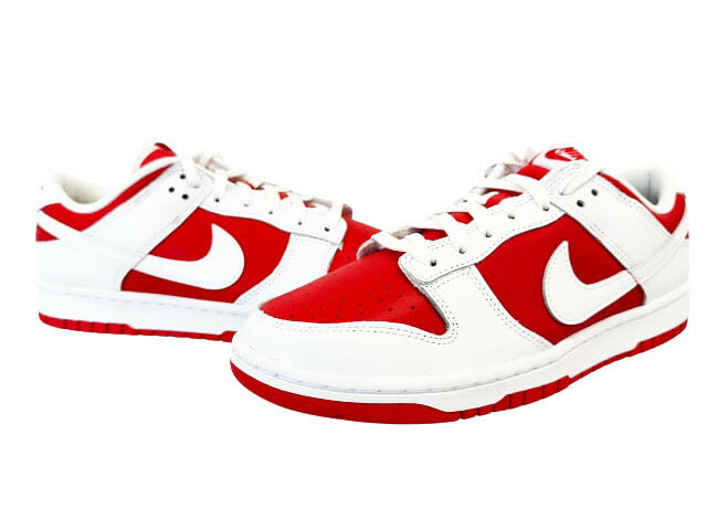 【中古】ナイキ NIKE DUNK LOW RETRO Championship Red ダンク ロー チャンピオンシップ レッド DD1391-600 27 赤 白 ブランド古着ベクトル 中古▲■260308 メンズブランドナイキ NIK...