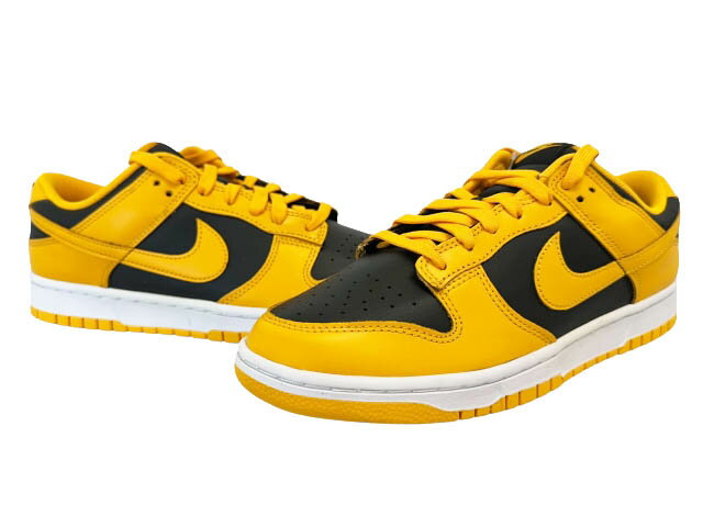 【中古】ナイキ NIKE DUNK LOW RETRO Championship Goldenrod ダンク ロー チャンピオンシップ ゴールデンロッド DD1391-004 27 イエロー ブラック ブランド古着ベクトル 中古▲■2603...