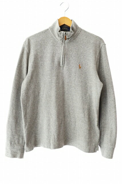 【中古】ラルフローレン RALPH LAUREN ESTATE RIB ハーフジップ スウェット S 灰 グレー ブランド古着ベクトル 中古260312 メンズブランドラルフローレン RALPH LAUREN表記サイズSP ※実寸サイズを記...
