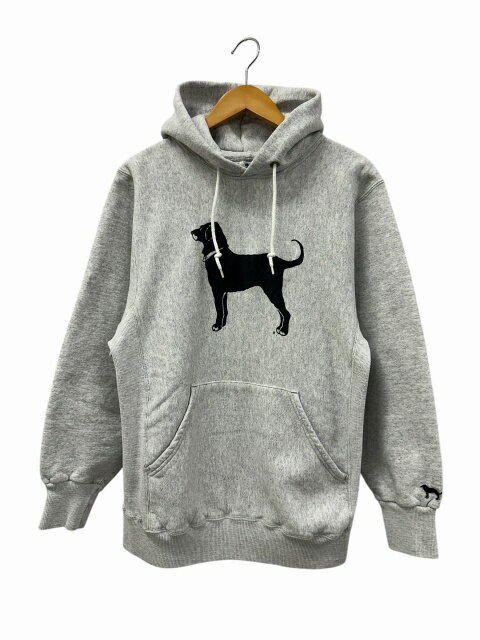 【中古】ヴィンテージ VINTAGE 90s Kellsport ケルスポーツ The Black Dog Reverse Type Sweat Parka ザ ブラック ドッグ リバース タイプ スウェット パーカー フーディ L 灰 グ...