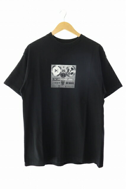 【中古】シークエル SEQUEL PLAY BACK AND FORTH プレイ バック アンド フォース 半袖 Tシャツ M 黒 ブラック ブランド古着ベクトル 中古 260501 メンズブランドシークエル SEQUEL表記サイズM ※実...