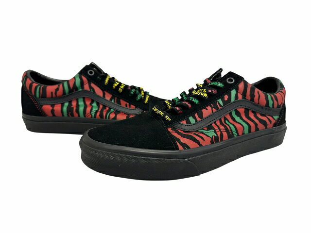 【中古】バンズ VANS ×A Tribe Called Quest ア トライブ コールド クエスト OLD SKOOL ATCQ オールド スクール VN0A38G1Q4B 29 黒 ブラック ブランド古着ベクトル 中古 260717 ...