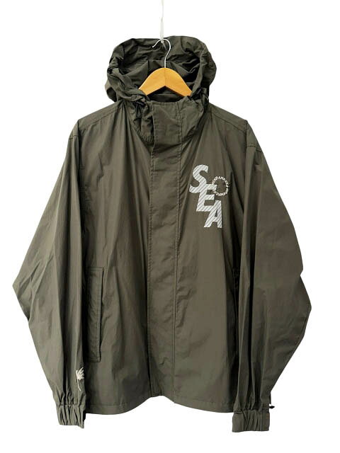 【中古】ウィンダンシー WIND AND SEA 22AW FIELD SHELL PARKA Olive ロゴ フィールド シェル パーカー ナイロン ジャケット WDS-JK-24 M オリーブ ブランド古着ベクトル 中古260610 ...
