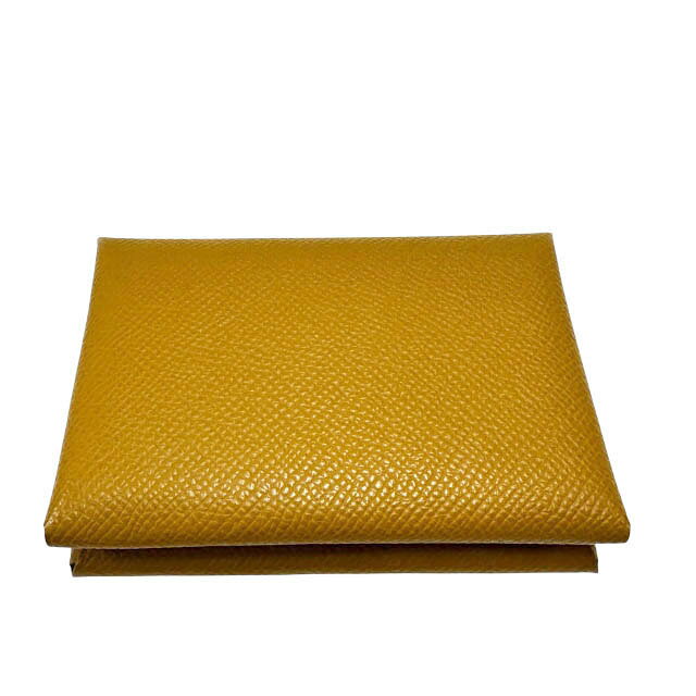 【中古】エルメス HERMES エプソン カルヴィ デュオ レザー コインケース カードケース コンパクト財布 キャラメル ブランド古着ベクトル 中古☆AA★▲■260711 メンズ レディースブランドエルメス HERMES実寸サイズヨコ：...