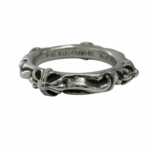 【中古】クロムハーツ CHROME HEARTS SBT BAND RING バンド リング 指輪 SILVER 925 シルバー 22号 ブランド古着ベクトル 中古☆AA★▲260714 メンズブランドクロムハーツ CHROME HEAR...